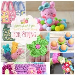 Free Crochet Patterns for Spring - Daisy Cottage Designs
