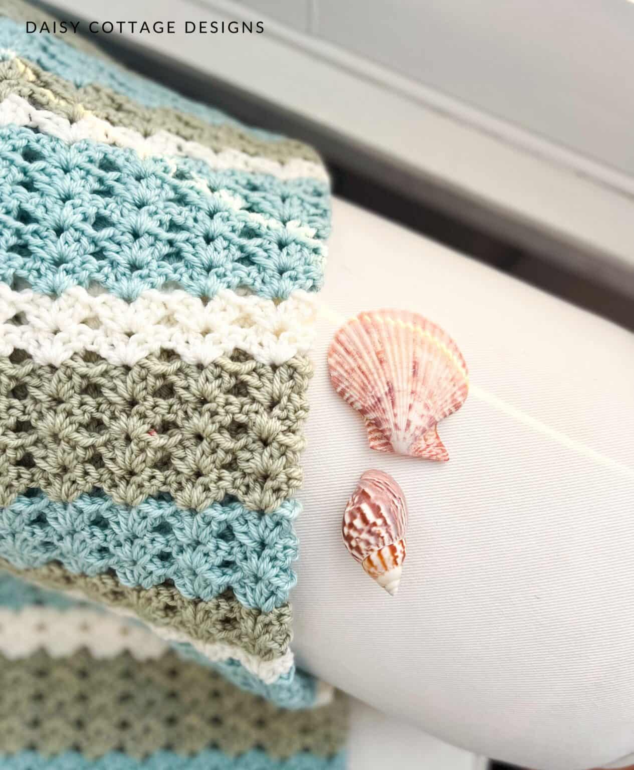 Easy Lap Blanket Crochet Pattern - Great for Beginners