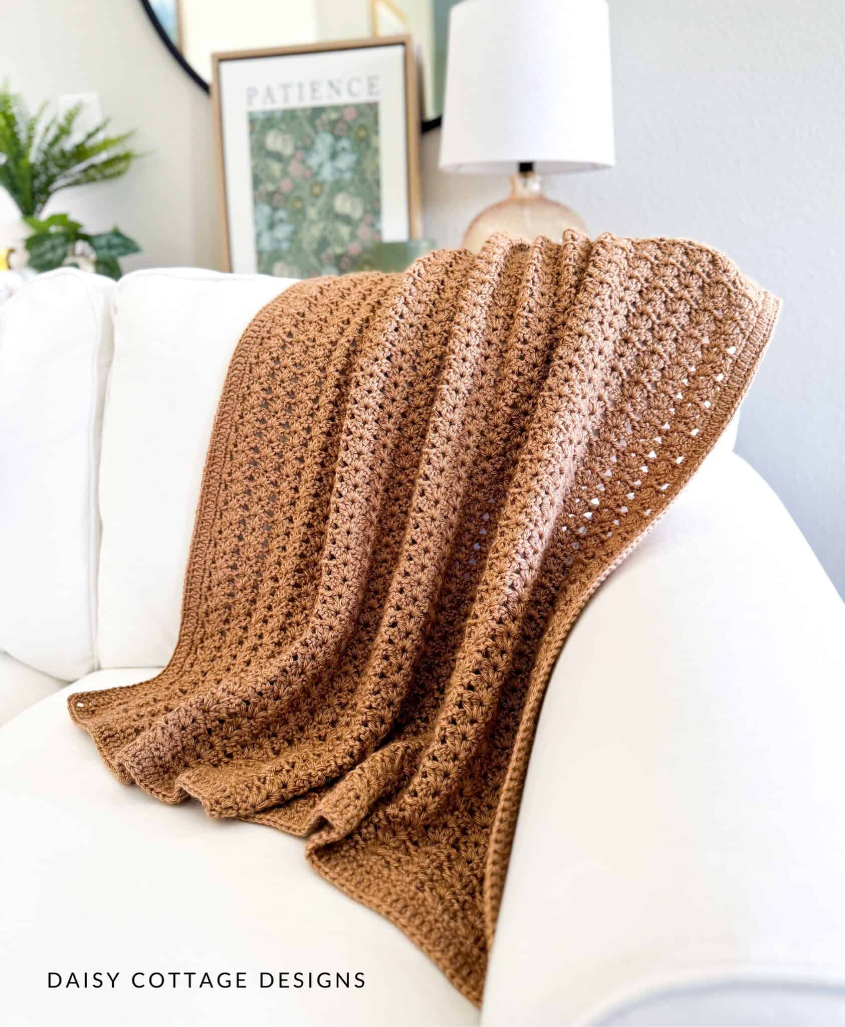 Iris Stitch Crochet Afghan Pattern