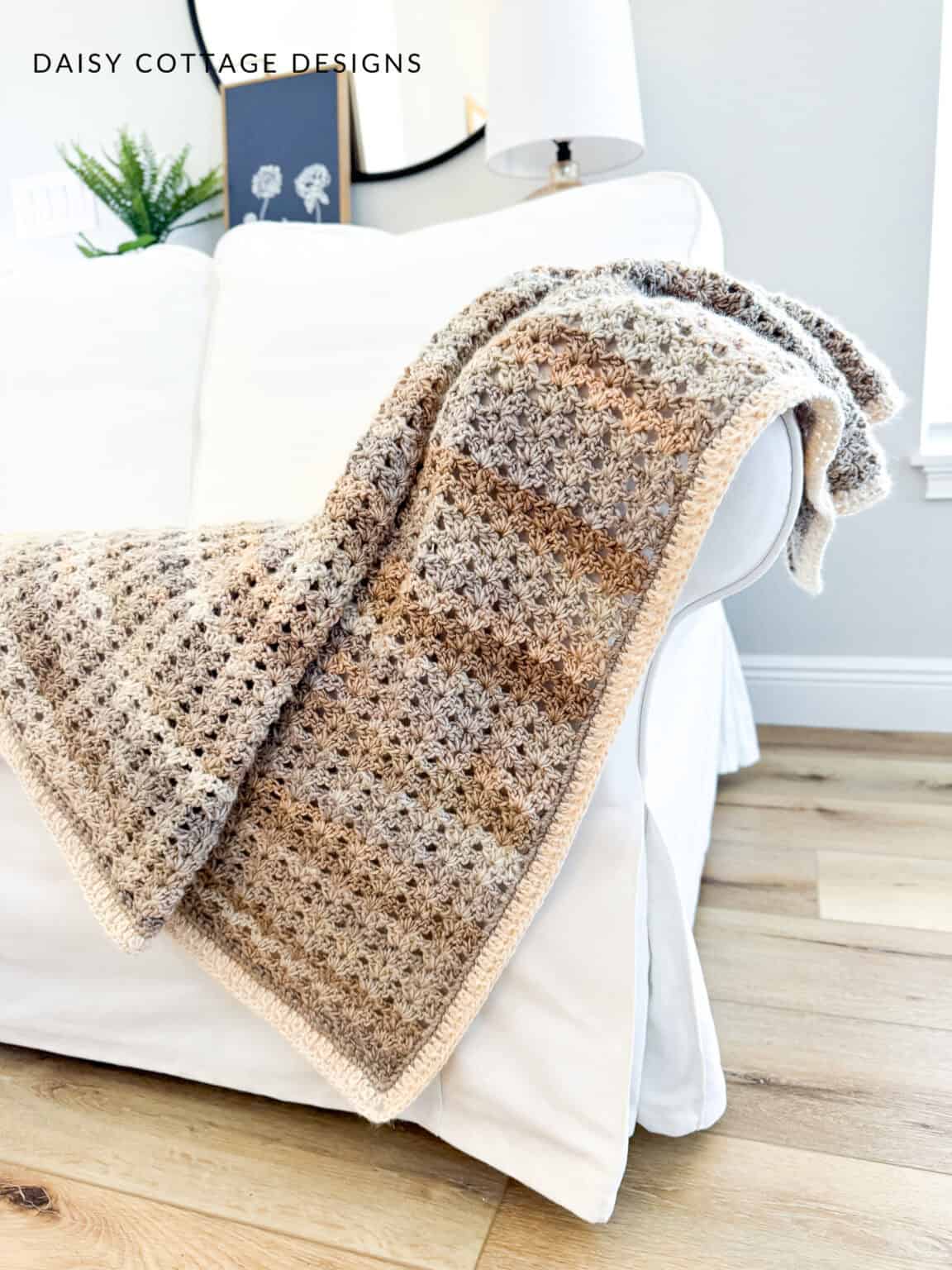 Iris Stitch Crochet Afghan Pattern