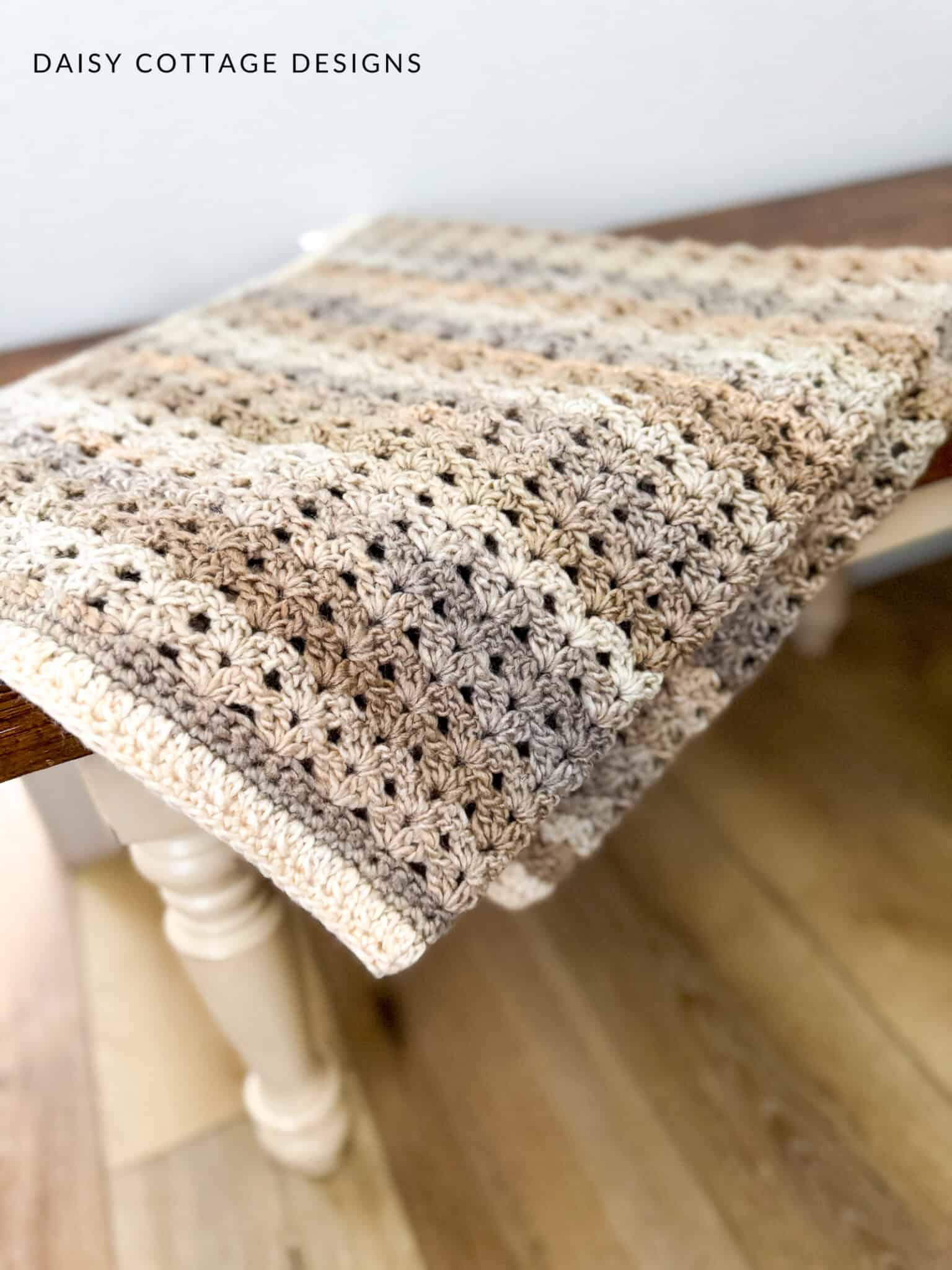 Iris Stitch Crochet Afghan Pattern