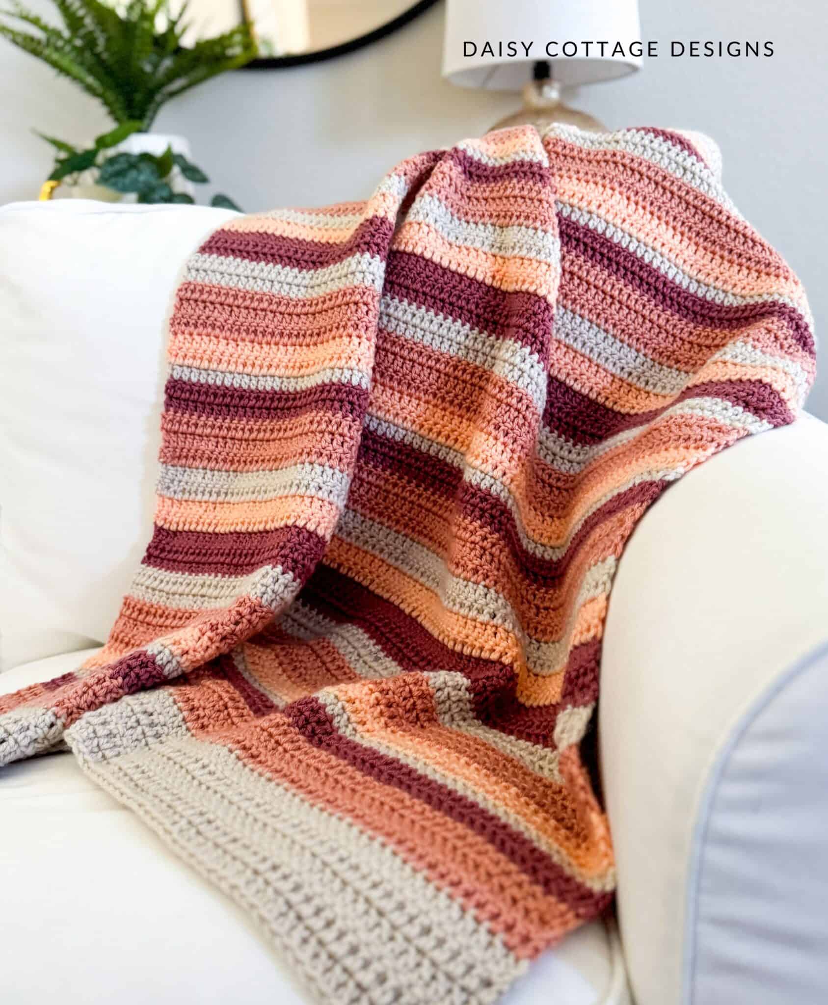 Simple Blanket Crochet Pattern - Beginner-Friendly!