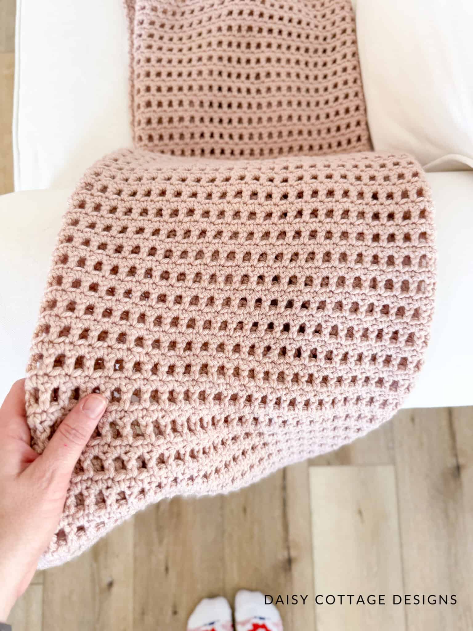 Lacy Blanket Crochet Pattern - Easy to Make!