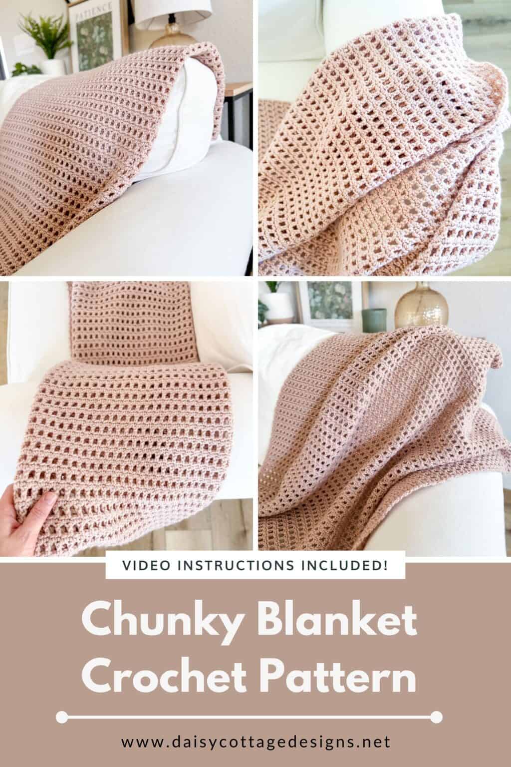 Lacy Blanket Crochet Pattern - Easy to Make!