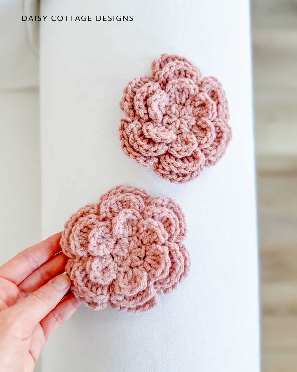 Flower Crochet Pattern Free - Daisy Cottage Designs