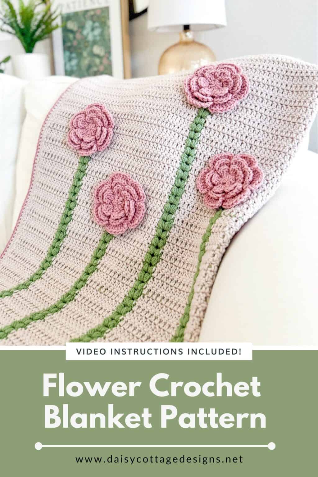 The Perfect Flower Blanket Crochet Pattern