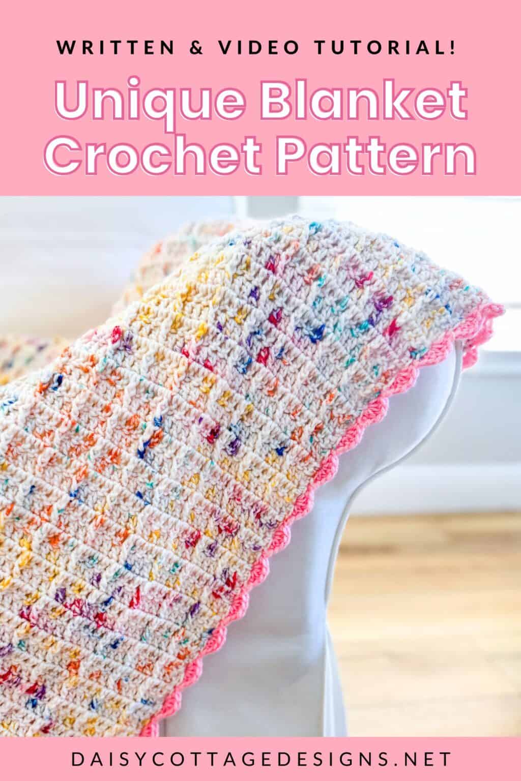 Unique Crochet Blanket Pattern - Easy & Fun!